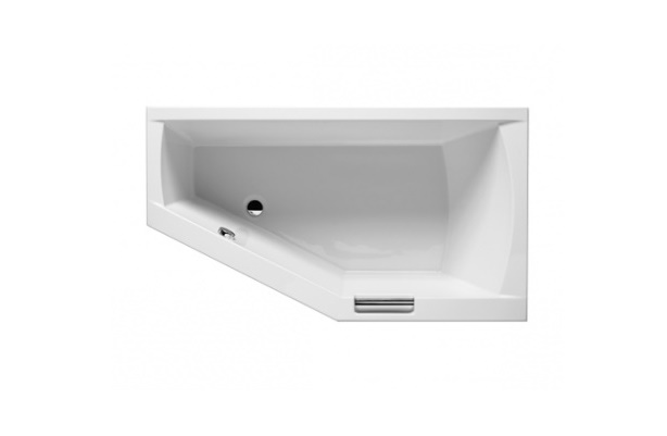 Riho, Geta Plug&Play aszimmetrikus kád, Balos 160x90 cm BD47 - Otthon Depo Webáruház
