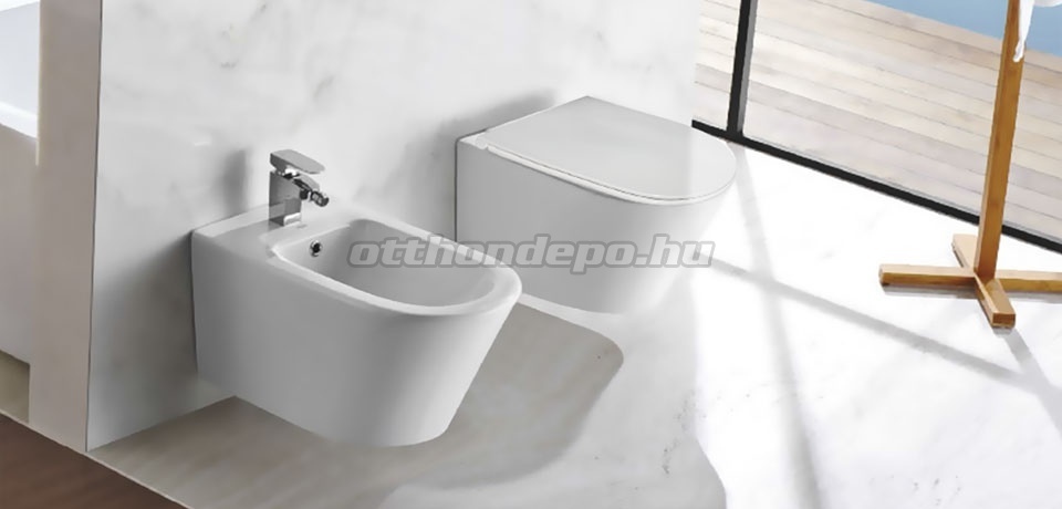 Wellis, Clement WC, fali, rimless / perem nélküli WF00016 I.o. - Otthon ...