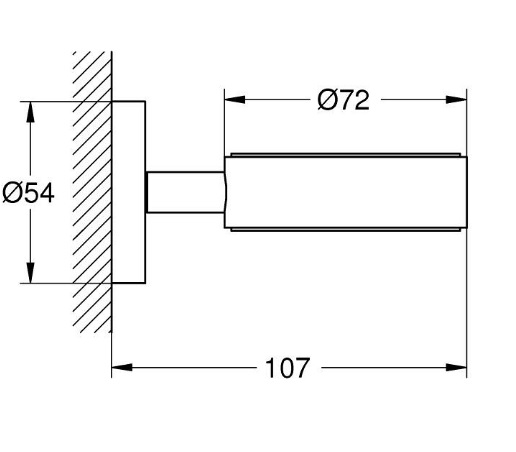 Grohe Essentials Tartókonzol, warm sunset, 40369DA1 - Otthon Depo Webáruház