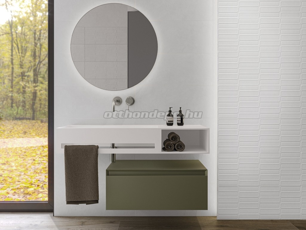 Csempe, Cifre, Alure White matt ret., 30x75 cm - Otthon Depo Webáruház